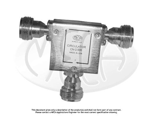 CN-2.500 MECA Circulators and Isolators|RFMW